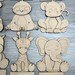 Jungle Zoo Animals DIY Shelf Sitter, Tiger, Elephant, Alligator ...
