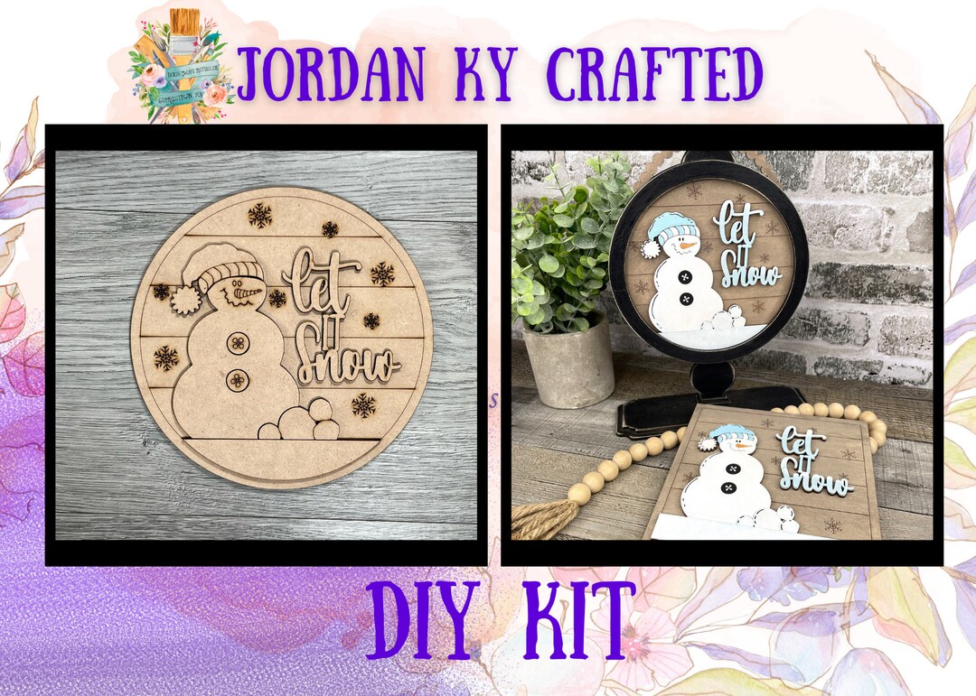 Snowman DIY Pedestal Insert, Winter DIY Sign, Interchangeable Sign, DIY ...