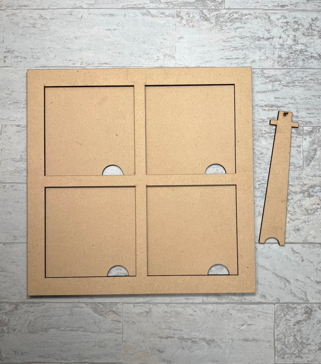 Square Ladder Tile Frame, Four Square Frame, Ladder Inserts, Ladder ...