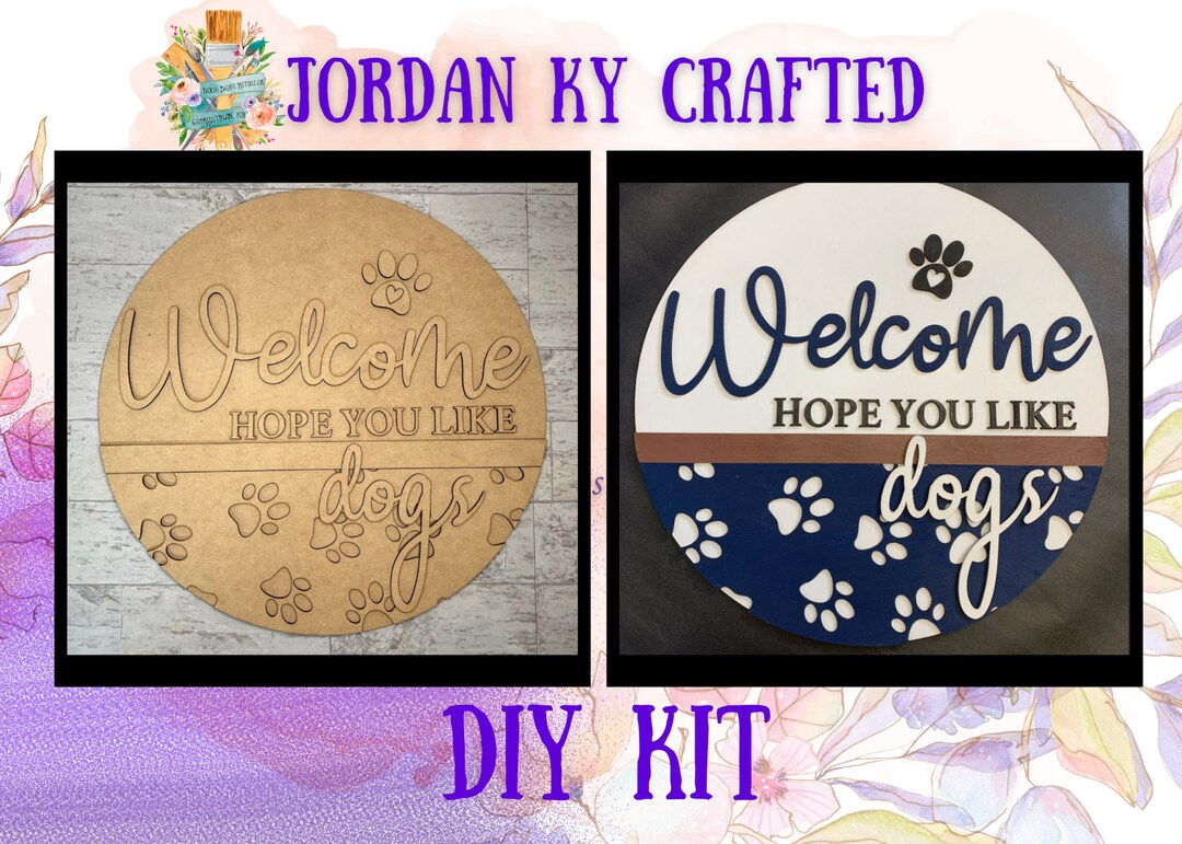 Hope You Like Dogs Door Hanger, Dog Door Hanger, Puppy Door Hanger ...