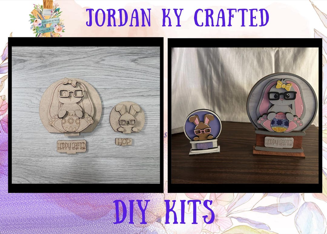 Easter Bunny Egg DIY Snow Globe Insert, Easter Insert, Bunny Craft, Globe Insert, Changeable ...