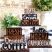 Coffee Word Stacker, Word Stack Base, DIY Latte Word Decor, Mocha Word ...