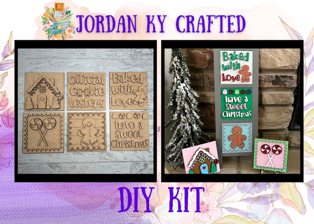 Baked With Love Ladder Tiles, Christmas Interchangeables, Gingerbread ...