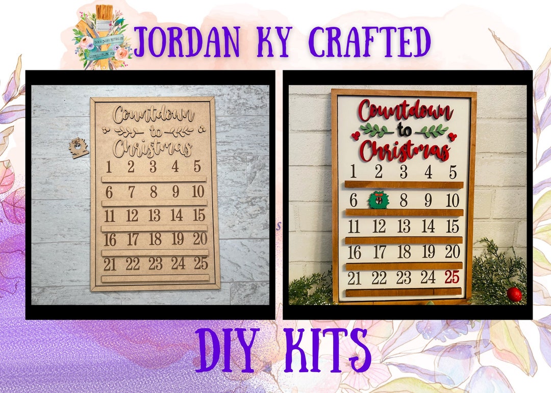 Christmas DIY Advent Calendar, Countdown to Christmas, Christmas ...