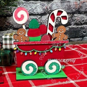 Train Santa Add-on DIY Kit, DIY Train Cars, Holiday Train, Christmas ...