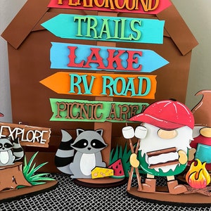 Camping Street Signs, DIY Arrow Sign Kit, - Etsy