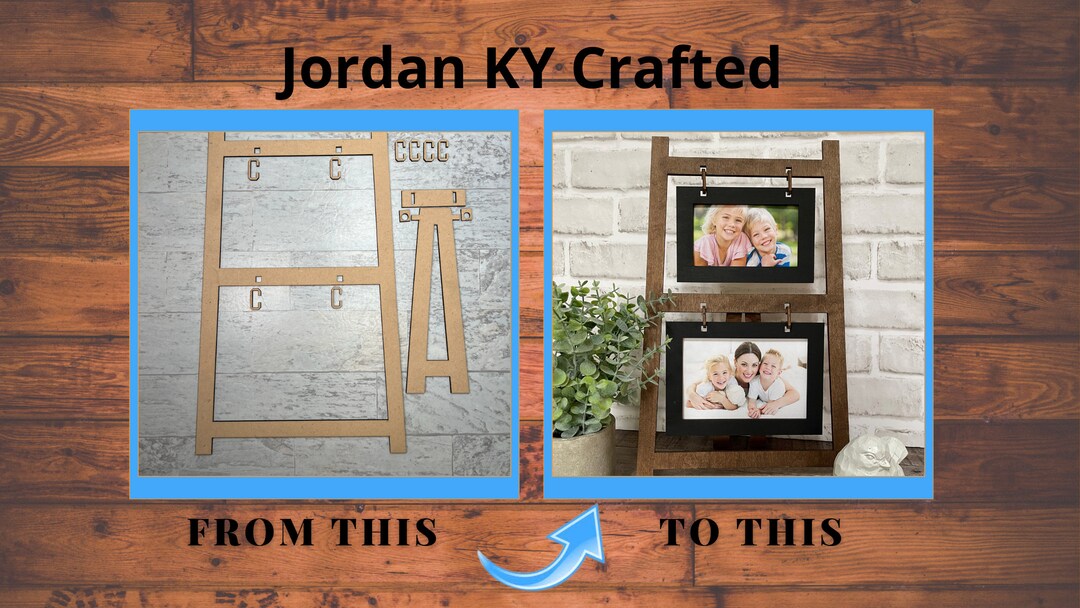 Tabletop Sign Frame Folding Sign Frame Interchangeable Sign - Etsy