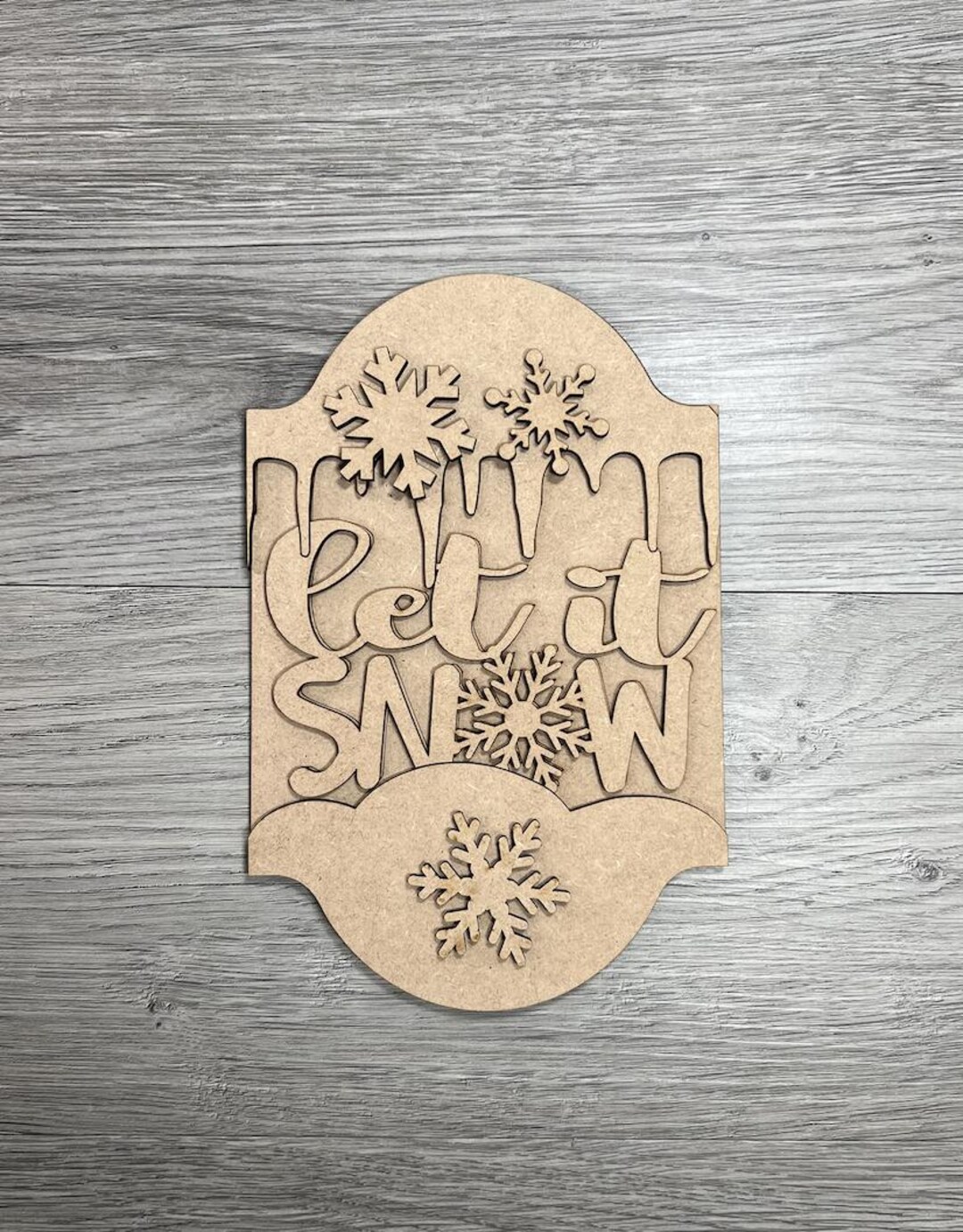 Artist Easel Let It Snow DIY Insert, Interchangeable Artist Easel ...