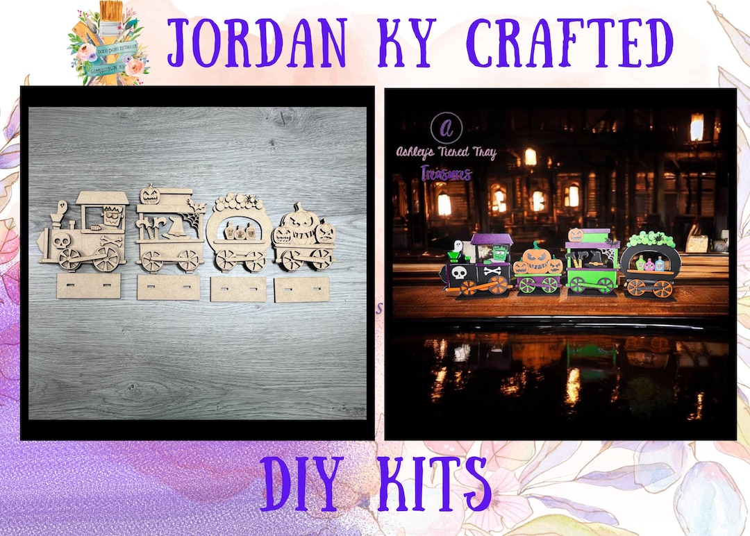 Halloween Train DIY Kit, Spooky Train, Halloween Express, Halloween ...