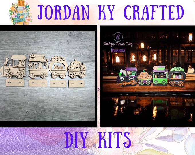 Halloween Train DIY Kit, Spooky Train, Halloween Express, Halloween ...