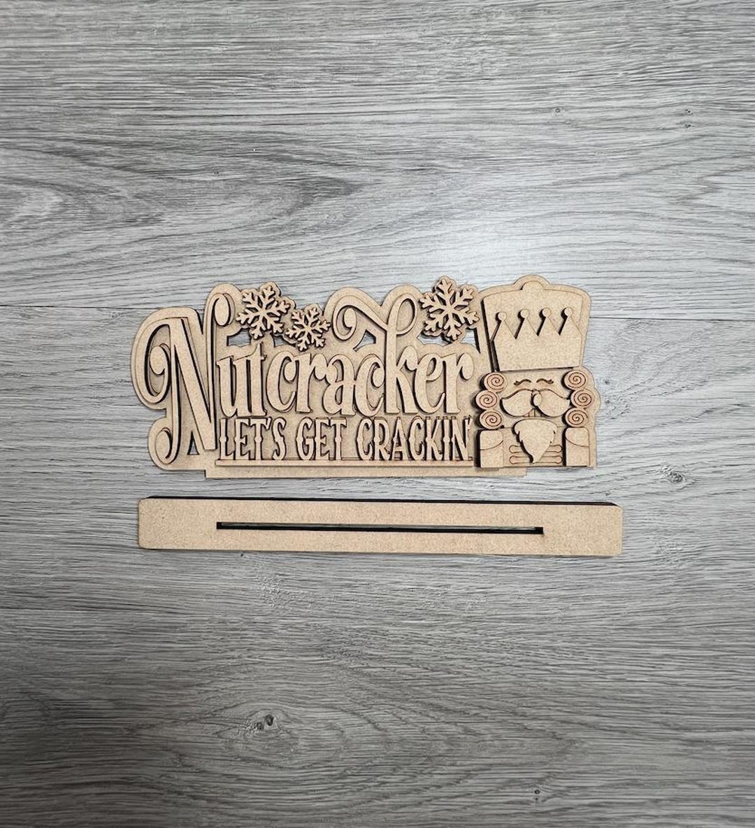 Nutcracker DIY Word Art, Christmas DIY Decor, Winter Painting Craft ...