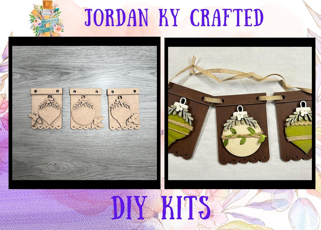 Banner Ornaments, Interchangeable Sign, Seasonal Sign, Interchangeable ...