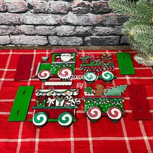 Santa Train DIY Kit, Holiday Train, Christmas Train, Santa Christmas ...