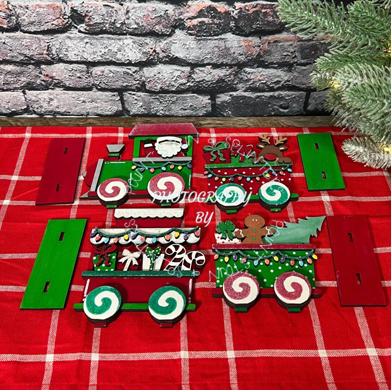 Santa Train DIY Kit, Holiday Train, Christmas Train, - Etsy
