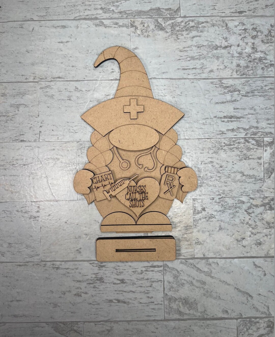 Nurse Gnome, Hospital Gnome, Caregiver Gnome, Nurse Sitter, DIY Nurse ...