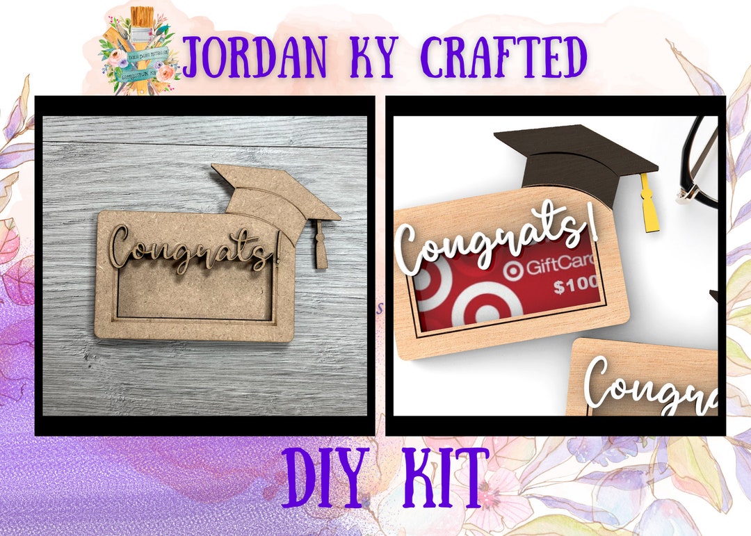 Graduation DIY Gift Card Holder, Grad DIY Craft, DIY Gift Card Display ...