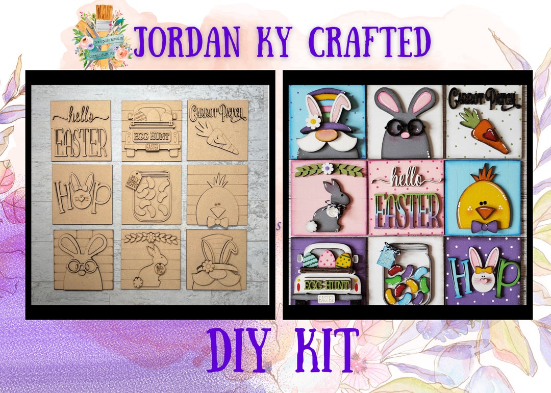 It's Bunny Time Easter Tiles, Easter Tiles, It's Bunny Time Leaning ...