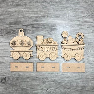 Train Santa Add-on DIY Kit, DIY Train Cars, Holiday Train, Christmas ...