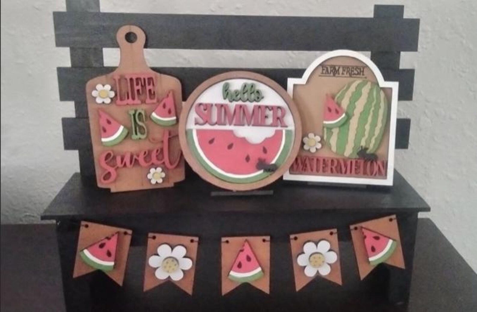 Park Bench Watermelon DIY Insert, - Etsy