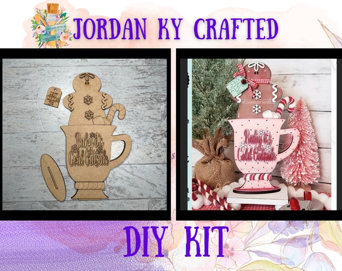 Gingerbread Mug, Hot Cocoa Mug, Cookie Crew, Christmas Decor, Holiday ...