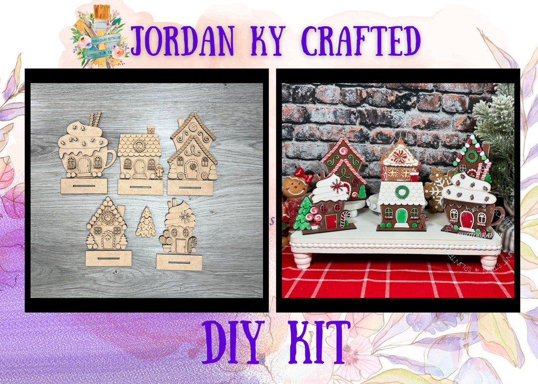 Gingerbread DIY Houses, Cookie Houses, Christmas House Craft Kit ...