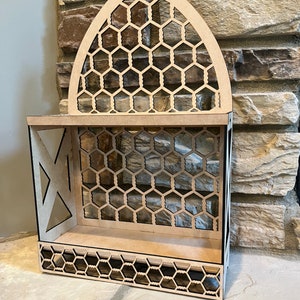 Chicken Wire Shelf, Arched Display Rack, Two Tier Display, Kitchen ...