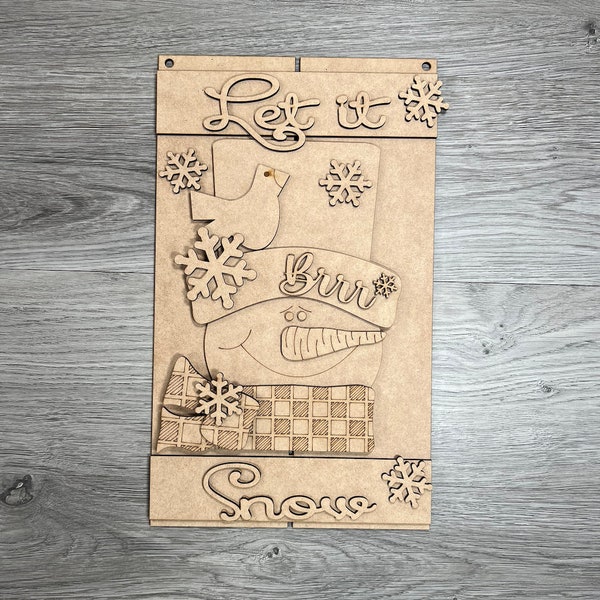 Pallet Snowman - Etsy