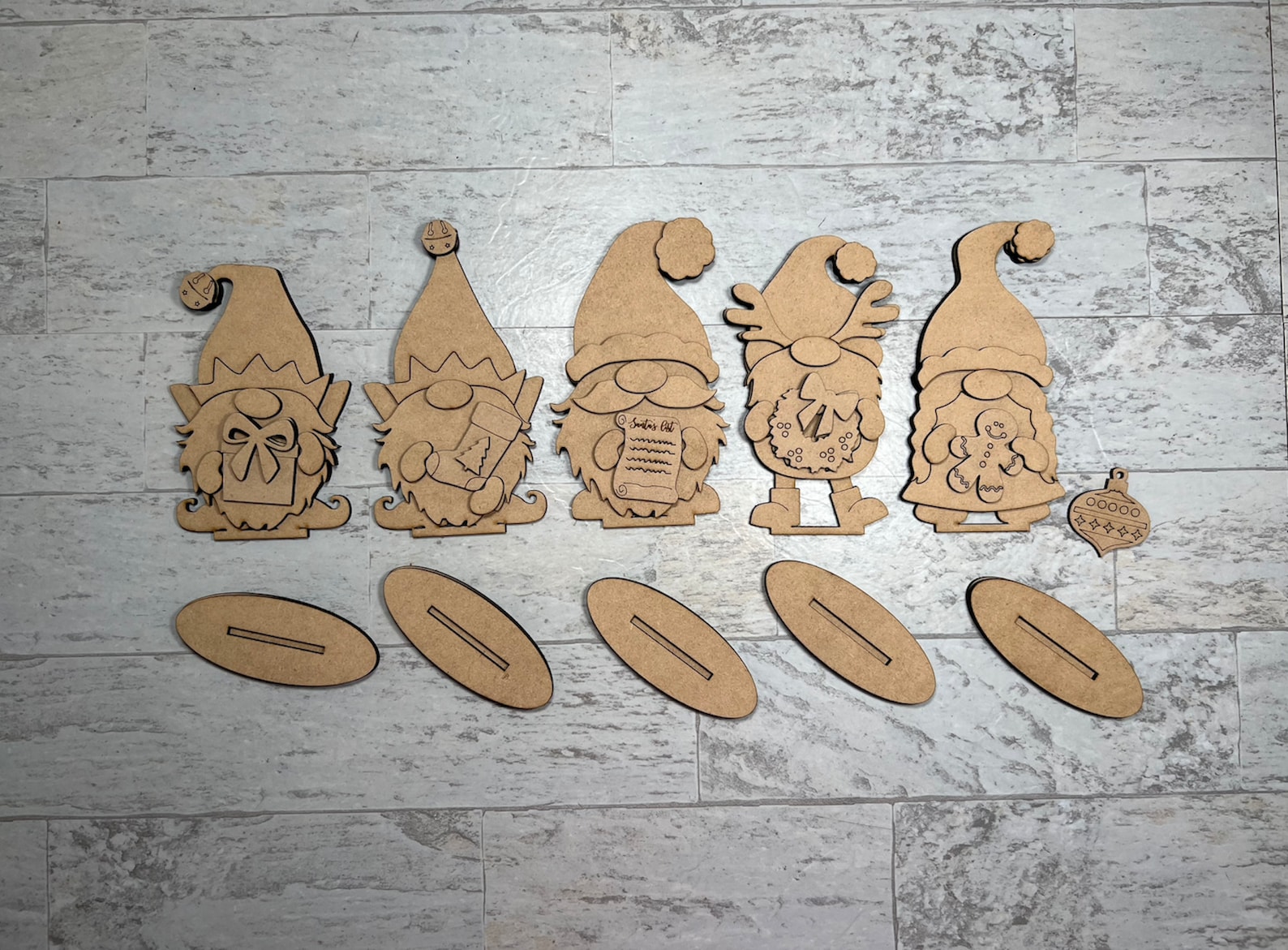 Christmas Gnomes Standing Gnomes Santa Gnome Shelf Sitter - Etsy