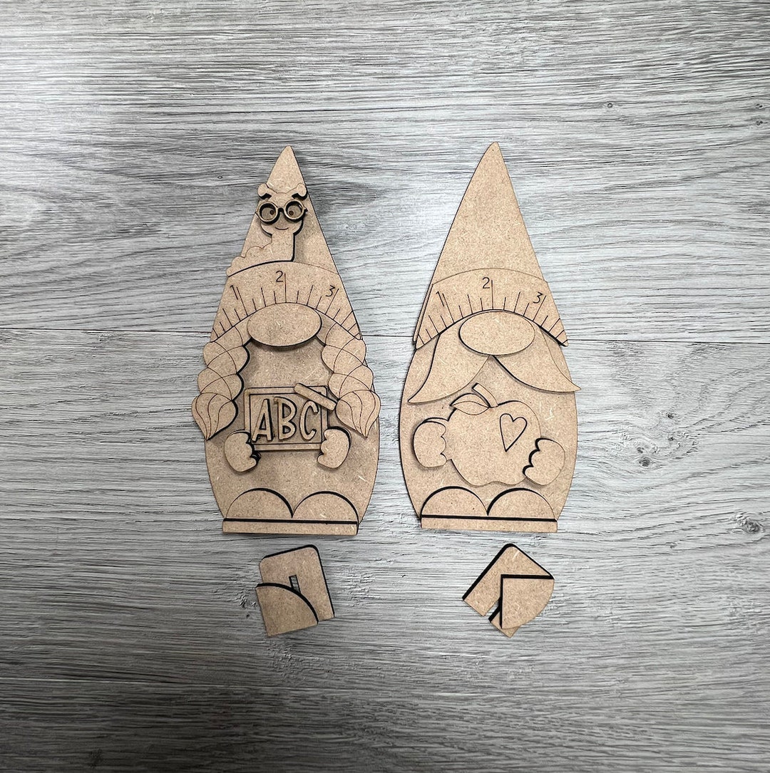 Mini Teacher DIY Gnomes, School Gnome, Educator Gnome, Teacher Sitters ...
