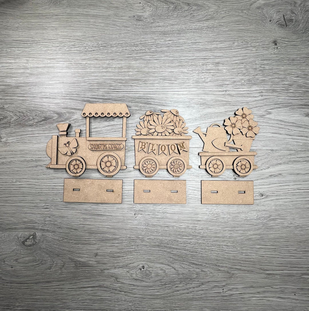 Spring Train DIY Starter Kit, Flower Train, April Showers Train, Spring ...