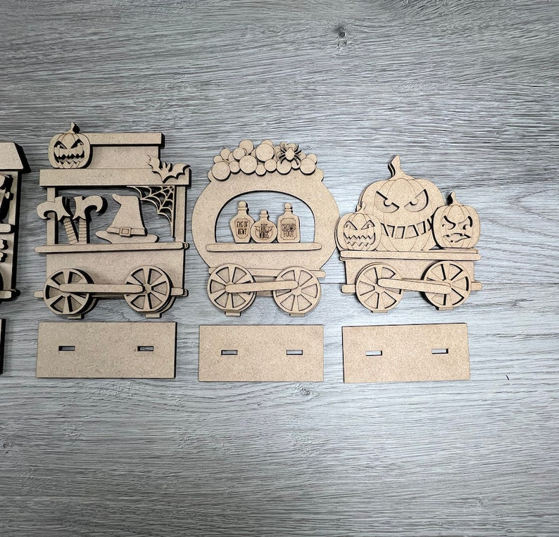 Halloween Train DIY Kit, Spooky Train, Halloween Express, - Etsy