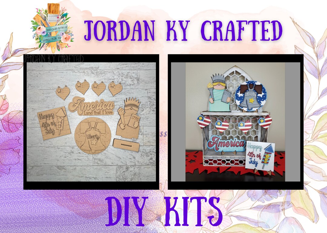 Statue of Liberty DIY Display, Liberty Tier Tray, DIY July 4th Tier ...