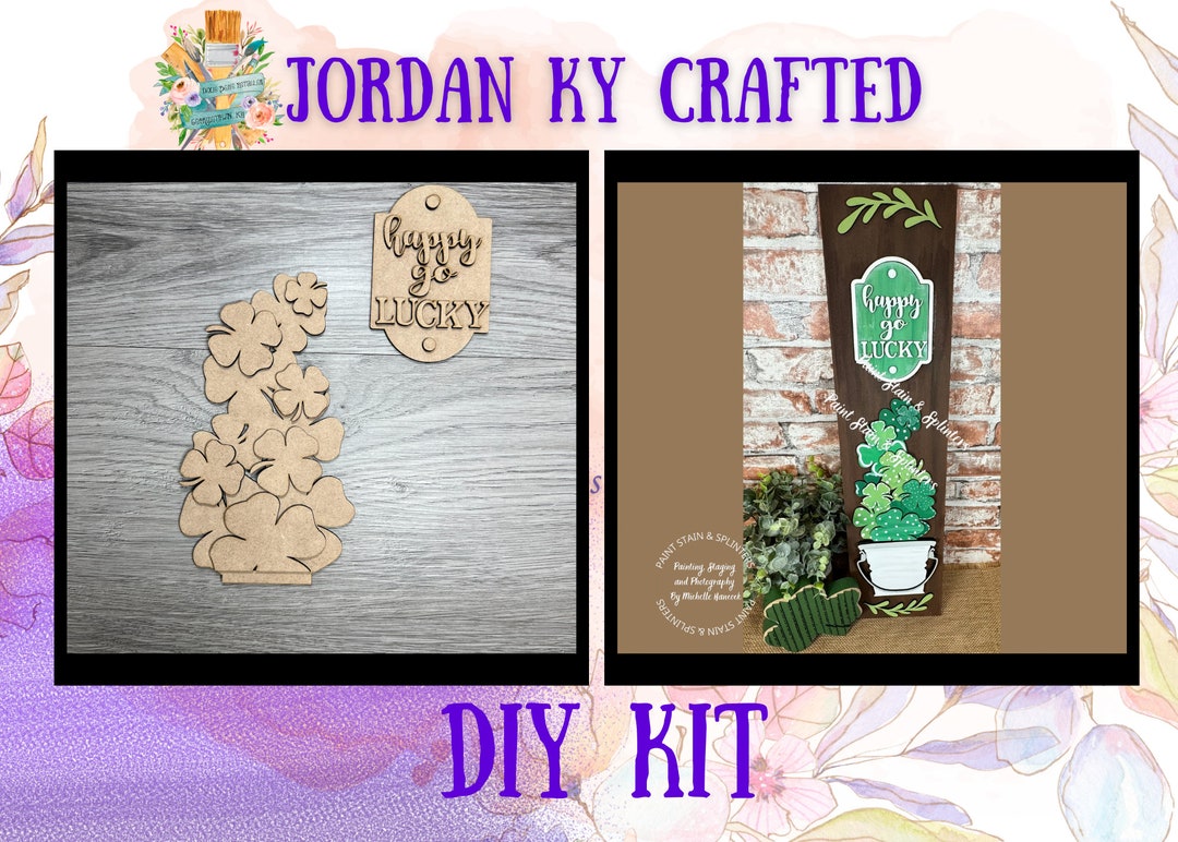 Bucket Clover DIY Porch Leaner, Interchangeable Porch Leaner, Seasonal ...