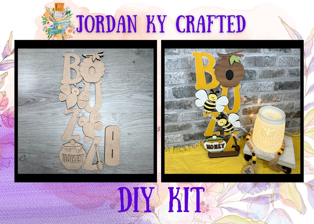 Buzz Bee DIY Stacking Shelf Sitters, Bee Shelf Sitter, Bee Centerpiece ...