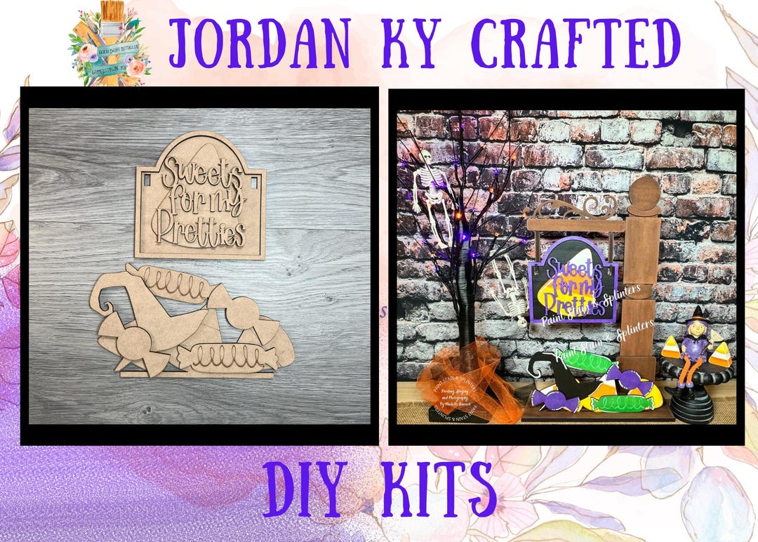 Sweets for My Pretty Mini Post DIY Insert, Halloween Post Insert, Mini ...