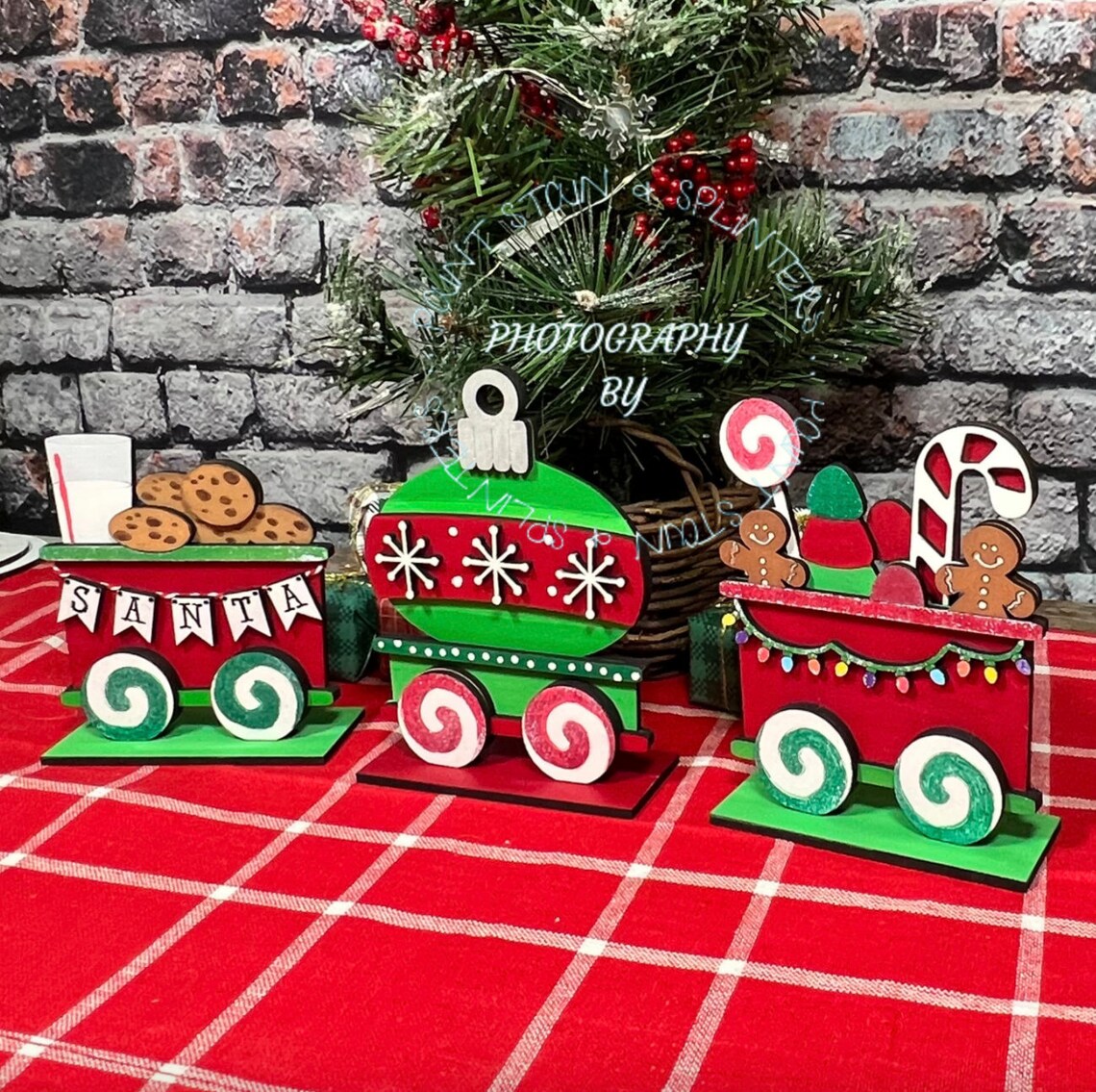 Train Santa Add-on DIY Kit, DIY Train Cars, Holiday Train, Christmas ...