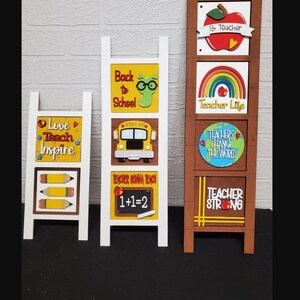 Teacher Ladder Tiles, School Ladder Tiles, Teacher Craft Kit, Educator ...