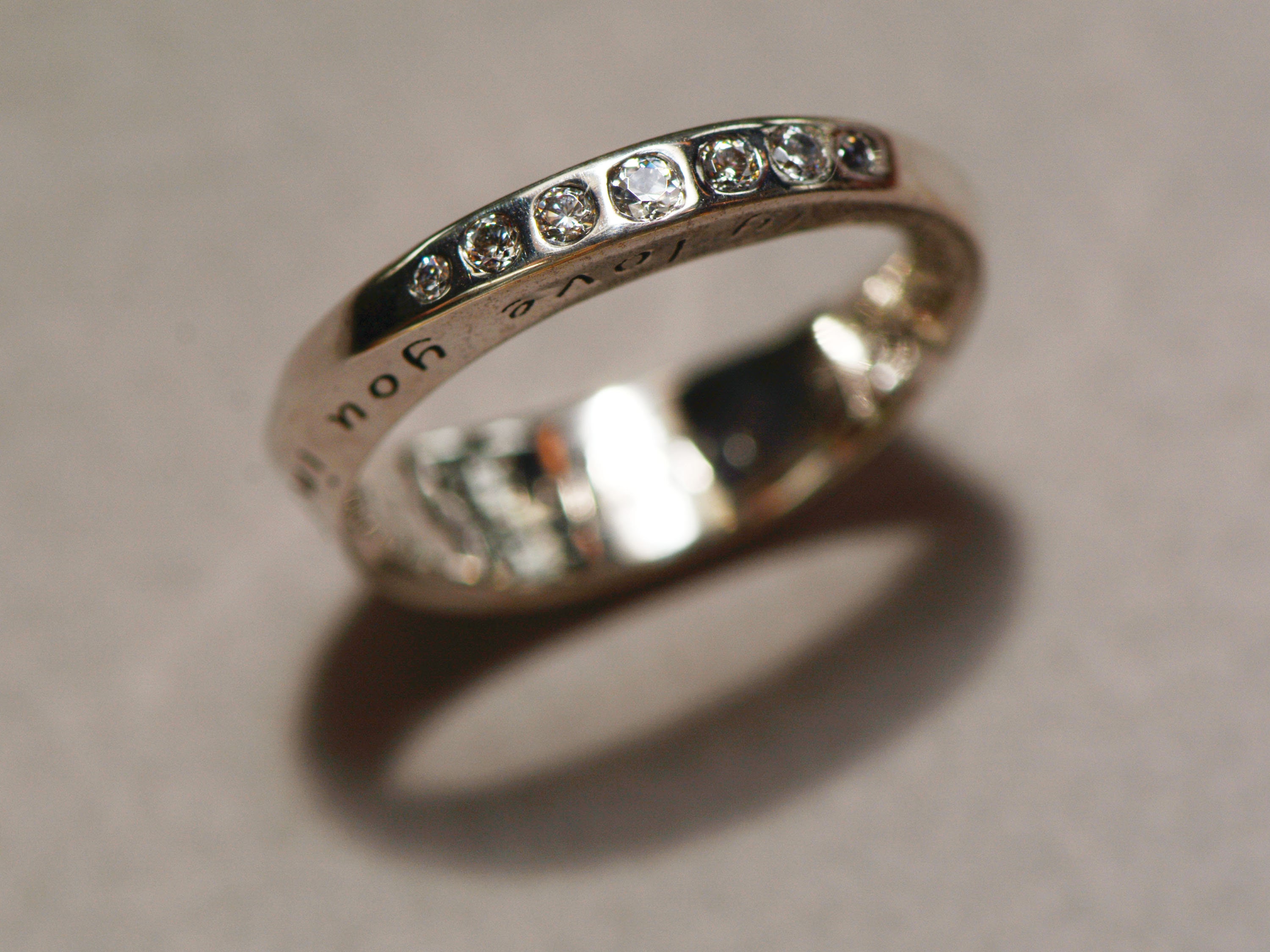 Mobius Band Wedding Ring in Gold Infinity Loop Wedding Band | Etsy