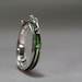 Green Grass Ring With Silver and Diamonds - Etsy