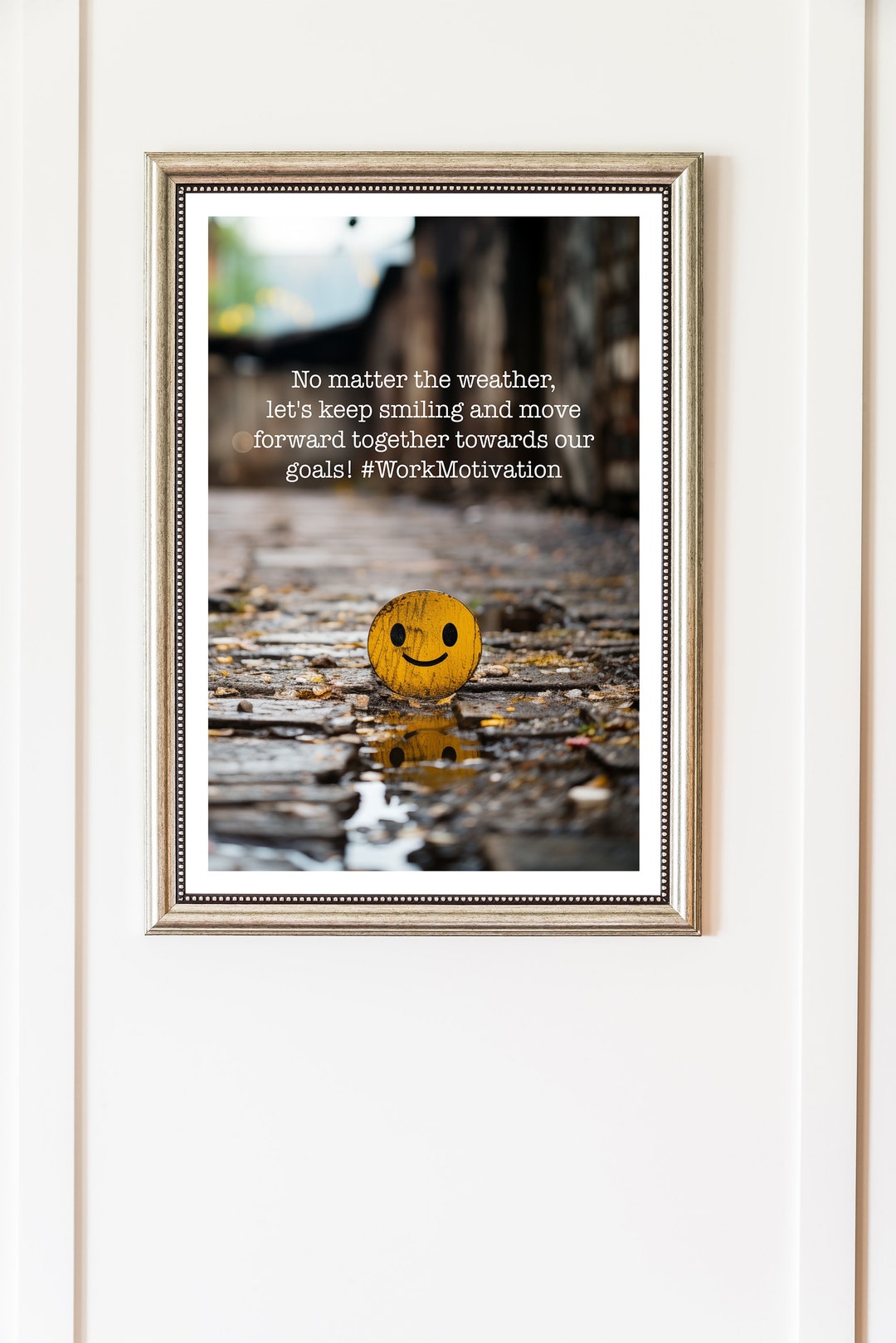 Positivity Poster: Smiley Face Office Decor Print - Colleague ...