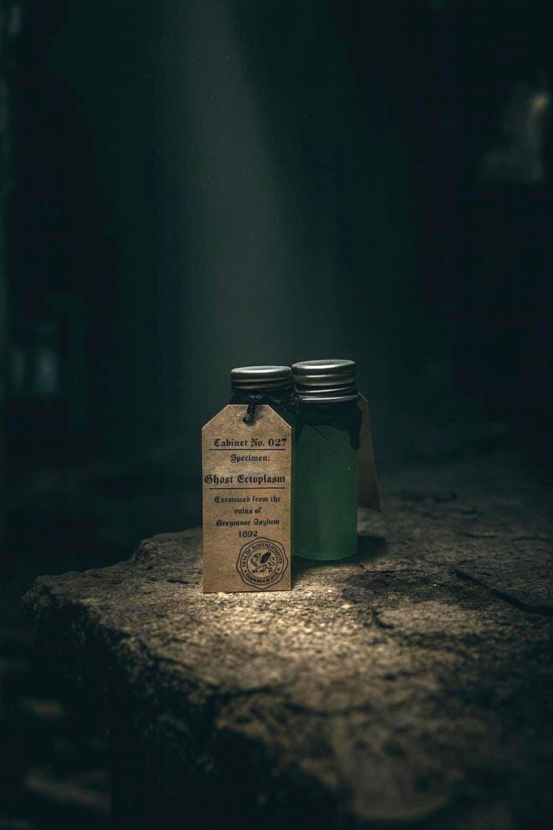 Ghost Ectoplasm Specimen Jar — Haunted Relic From Greymoor Asylum | Wet ...