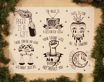 Tattoo flash | Etsy