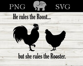 Chicken Rules Svg - Etsy