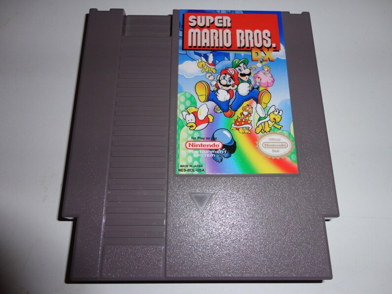 Super Mario Bros. DX NES Reproduction Cart Nintendo | Etsy