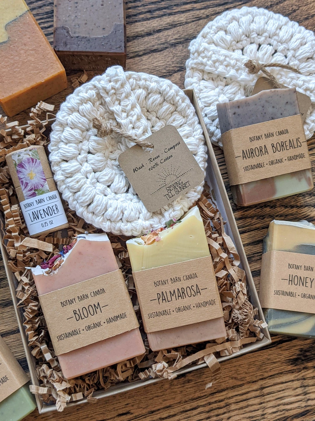 Handmade Facial Gift Set. Eco Friendly Gift With Natural Soaps ...