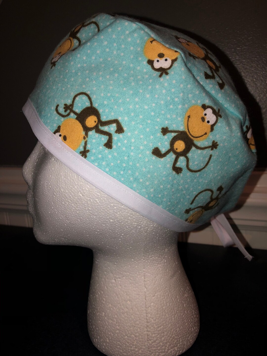 Men's Surgical Scrub Cap / Hat - Dancing Monkeys-one Size Fits Most. - Etsy