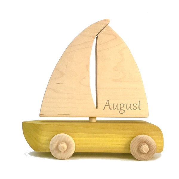 Toy Sailboat - Etsy