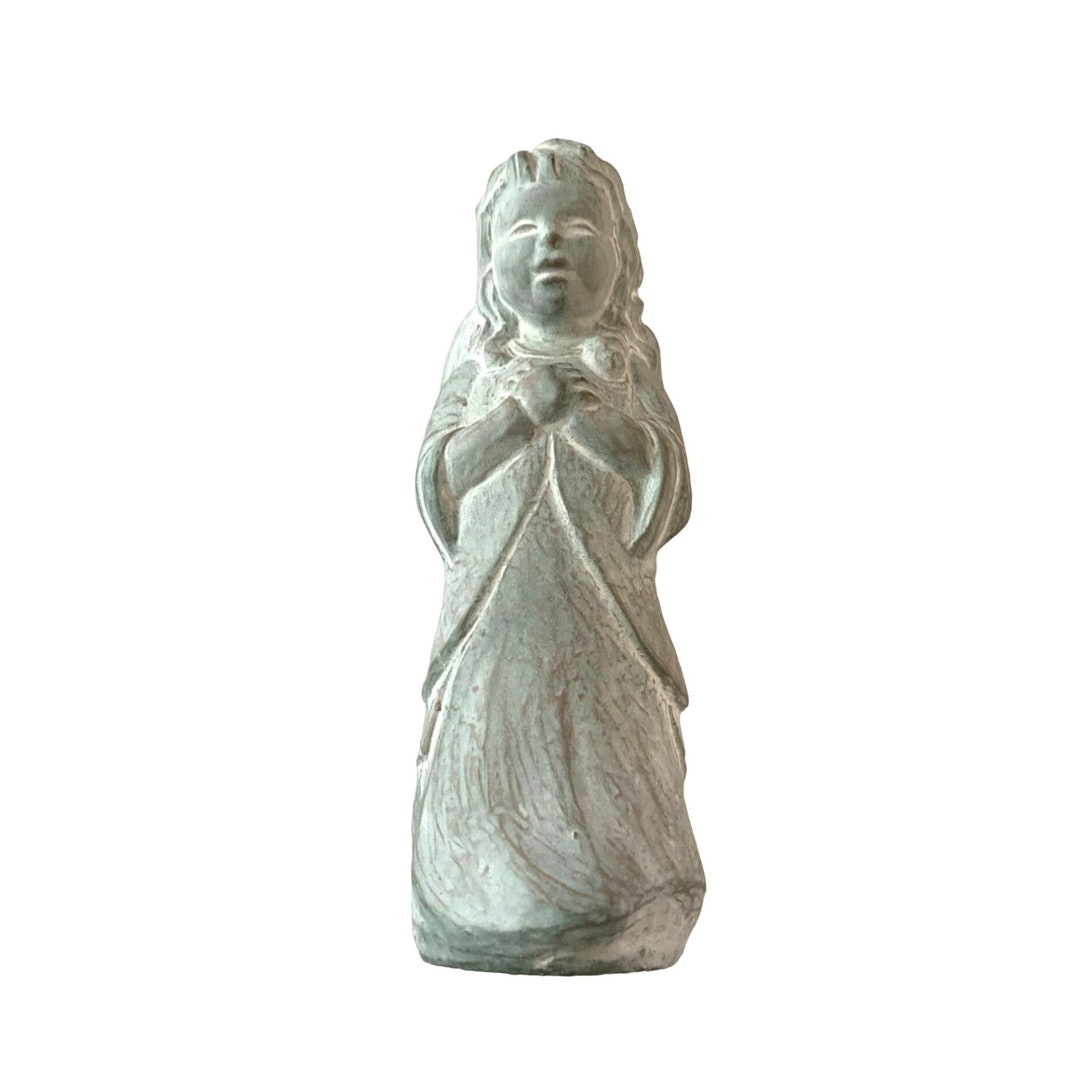 Isabel Bloom Art Sculpture Figure Girl Angel Peace 2001 Praying 7 in ...