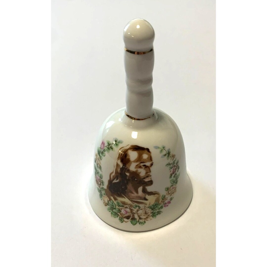 Jesus Porcelain White Bell 4 in Tall - Etsy