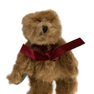 Boyds Bears 6 in Tall Mini Small Light Brown Bear Green Paws Vintage ...